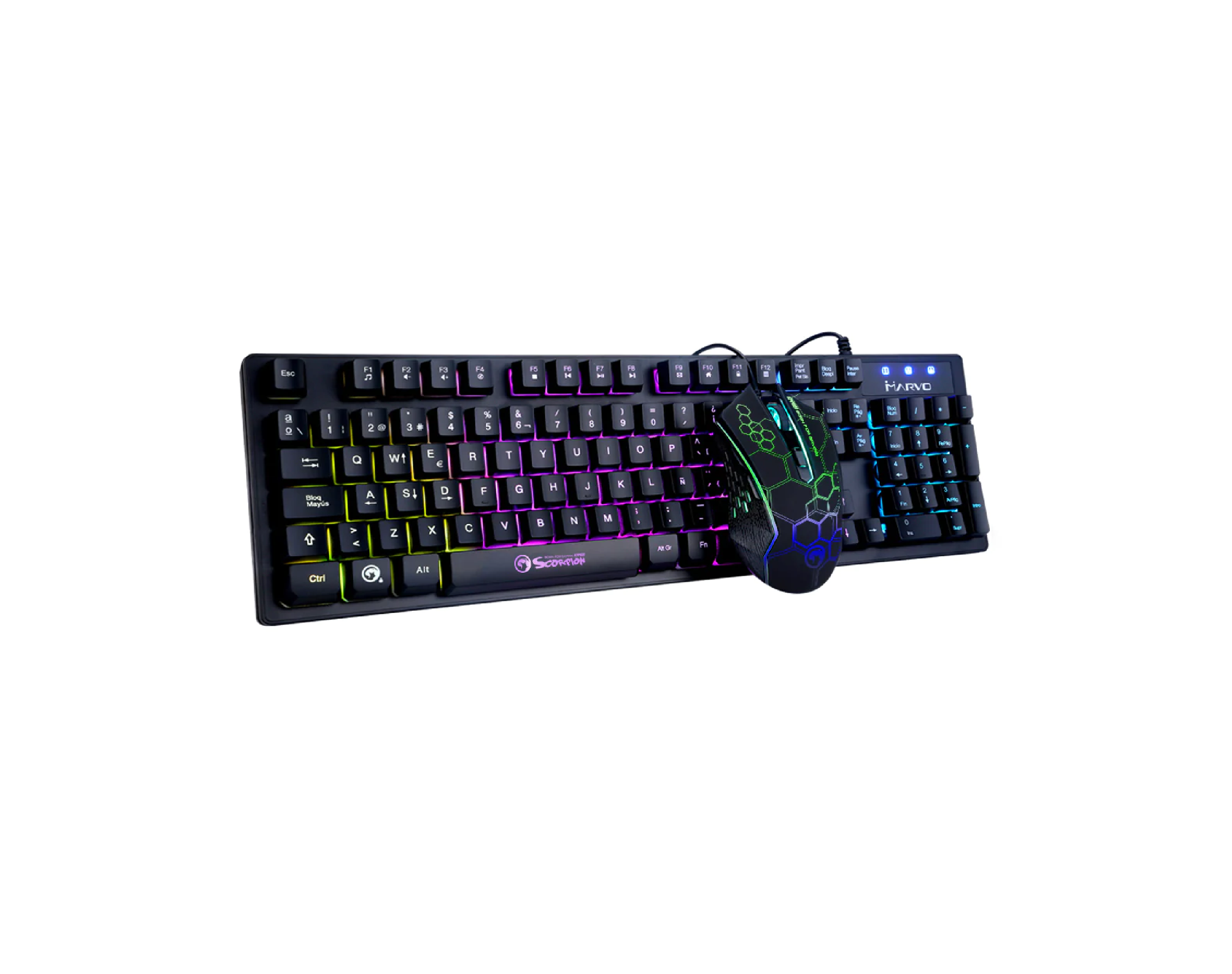 MARVO Scorpion KM409 Gaming Keyboard & Mouse Combo - CS Net Games