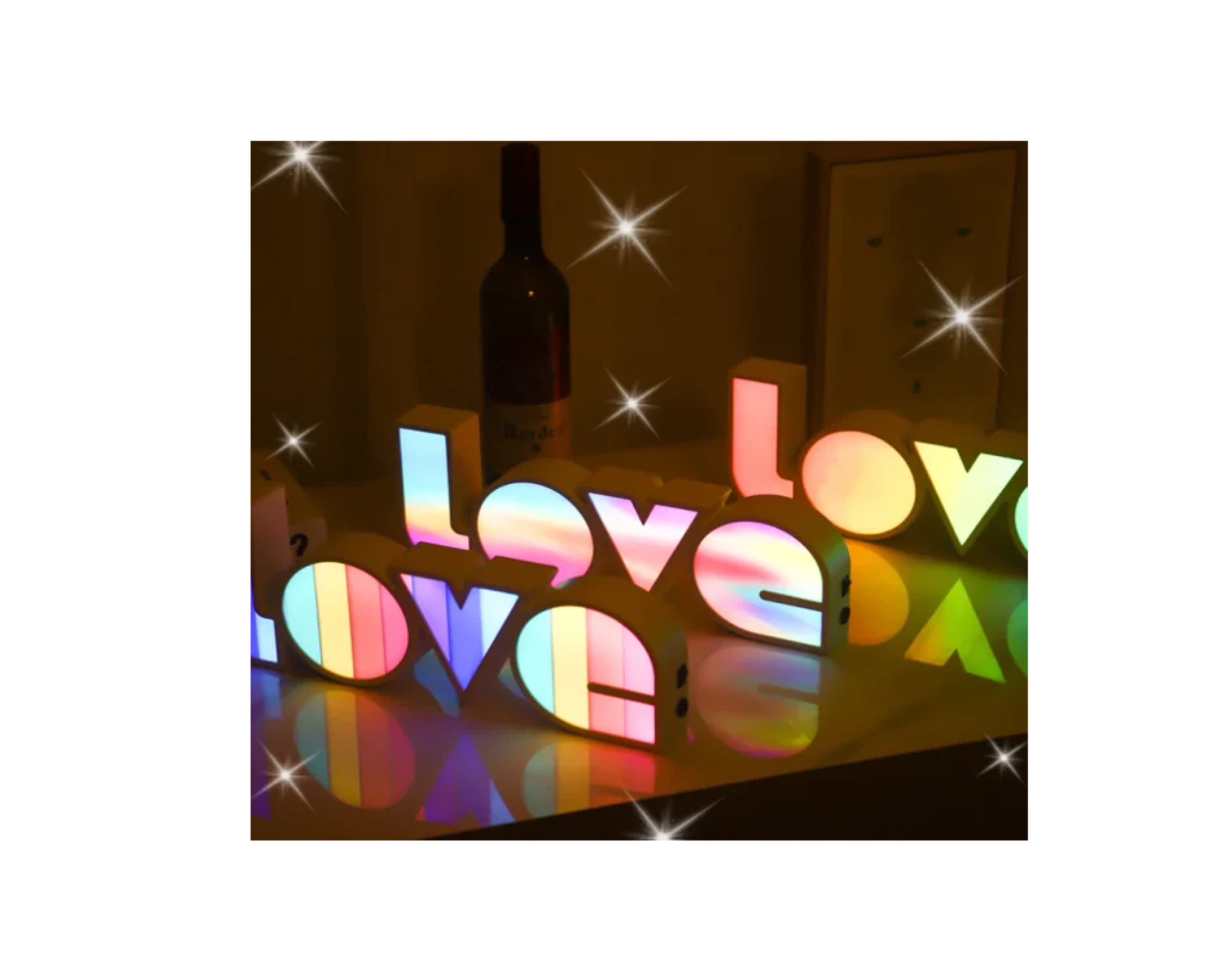 Love Led Modeling Lamp Neon Light Room Decoration - CS Net Games