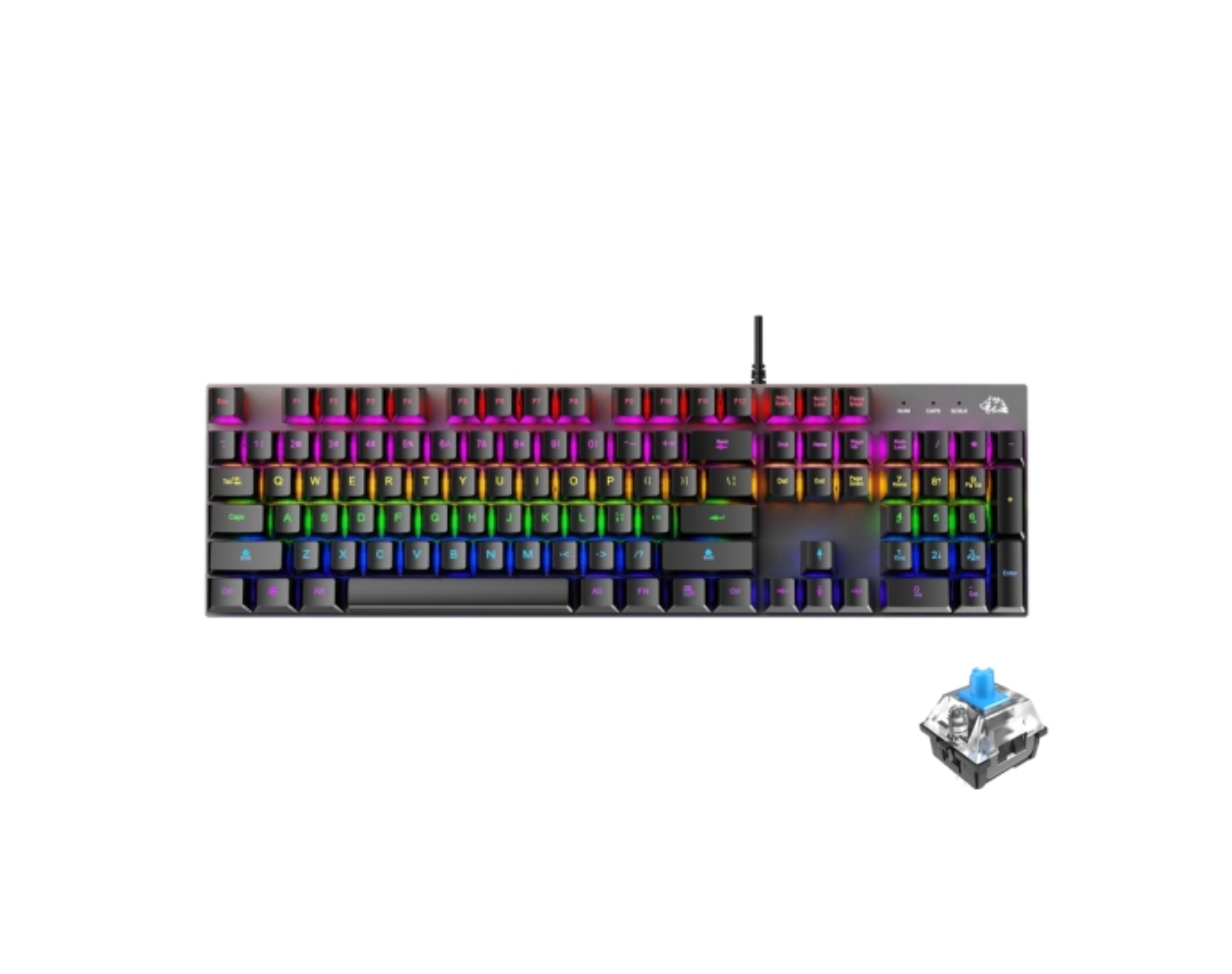 ZIYOU LANG K1 Mechanical Gaming Keyboard - Blue Switch - CS Net Games
