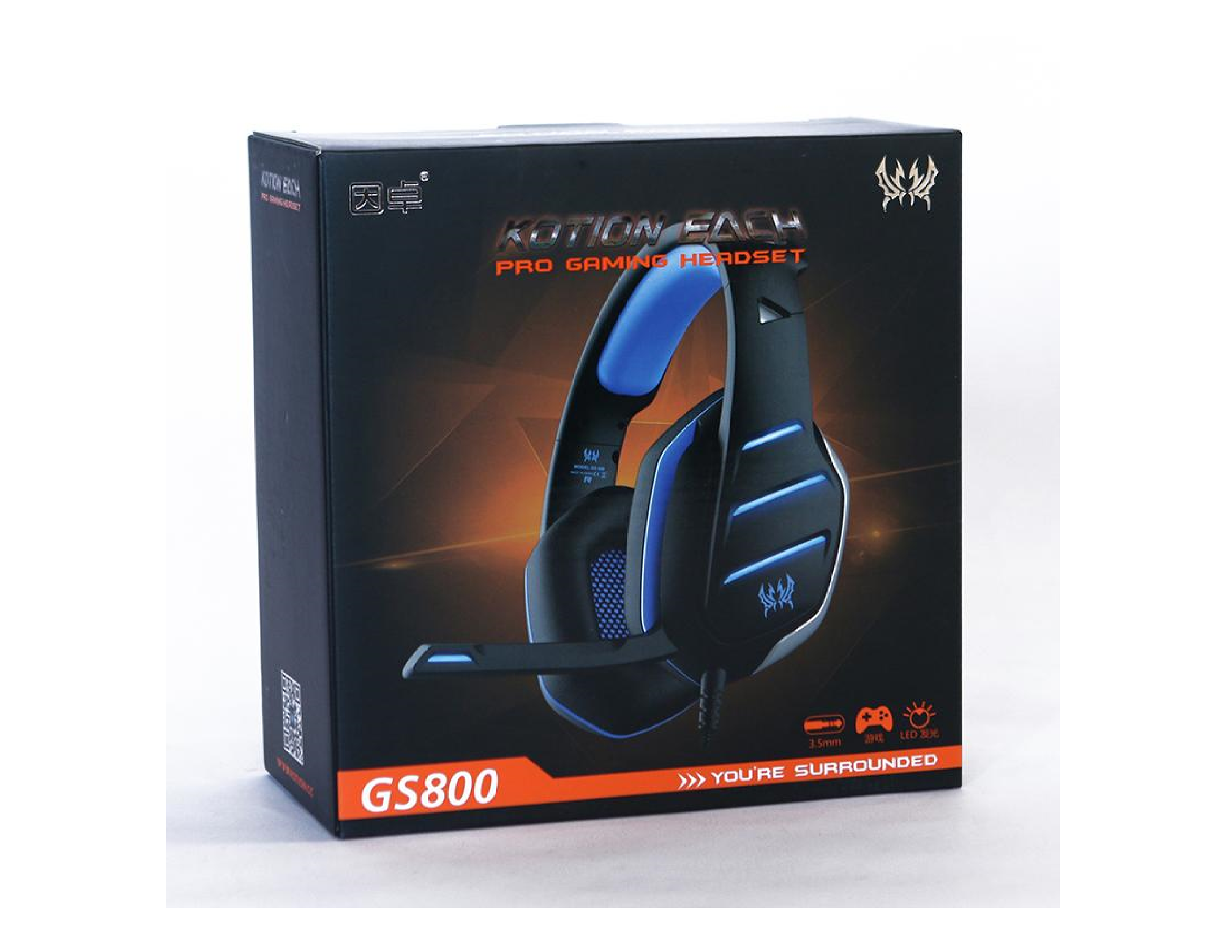 KOTION EACH GS800 LED Gaming Headphones - CS Net Games