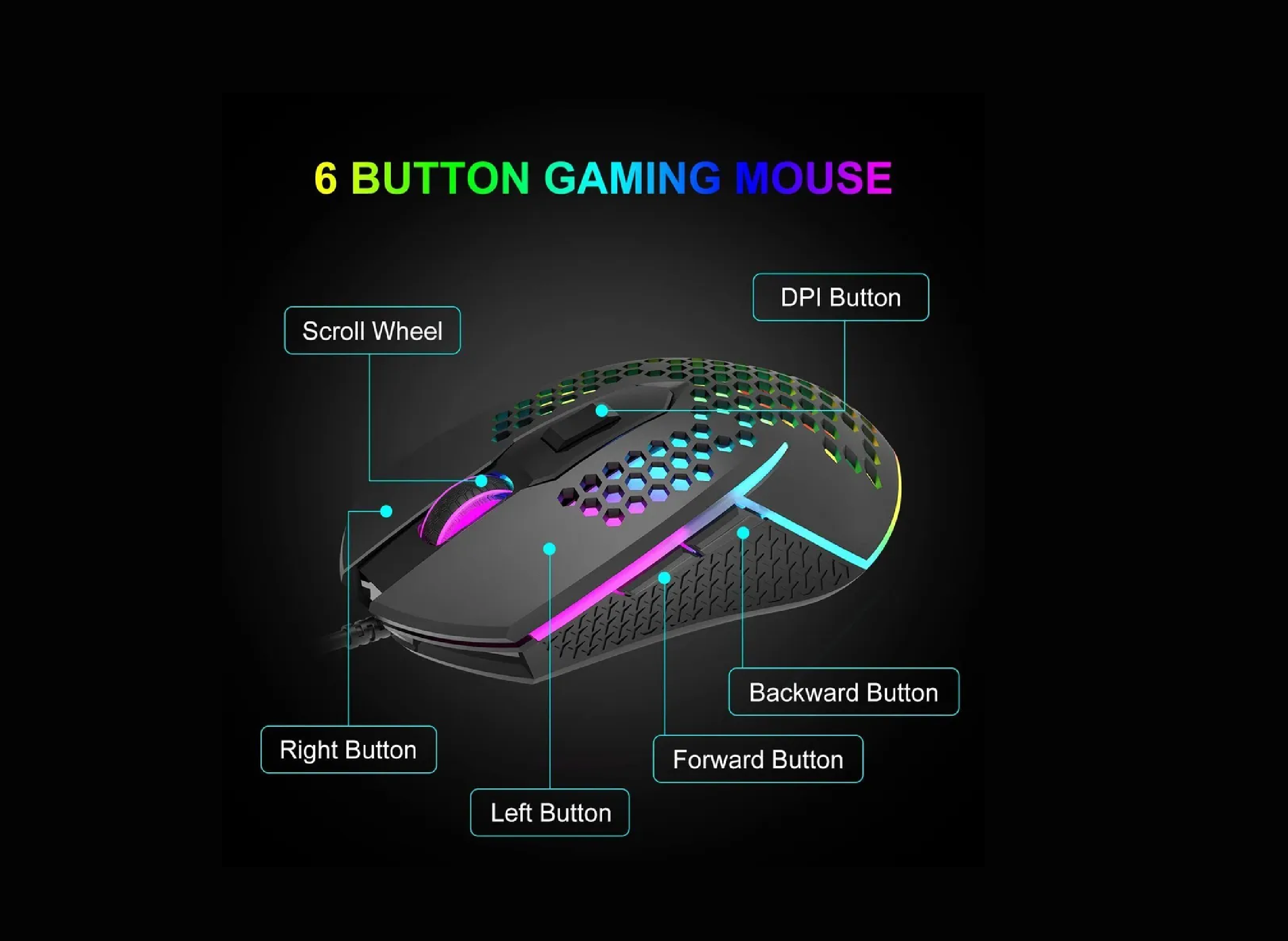 ZIYOU LANG M3 LIGHTING Gaming Mouse - White - CS Net Games