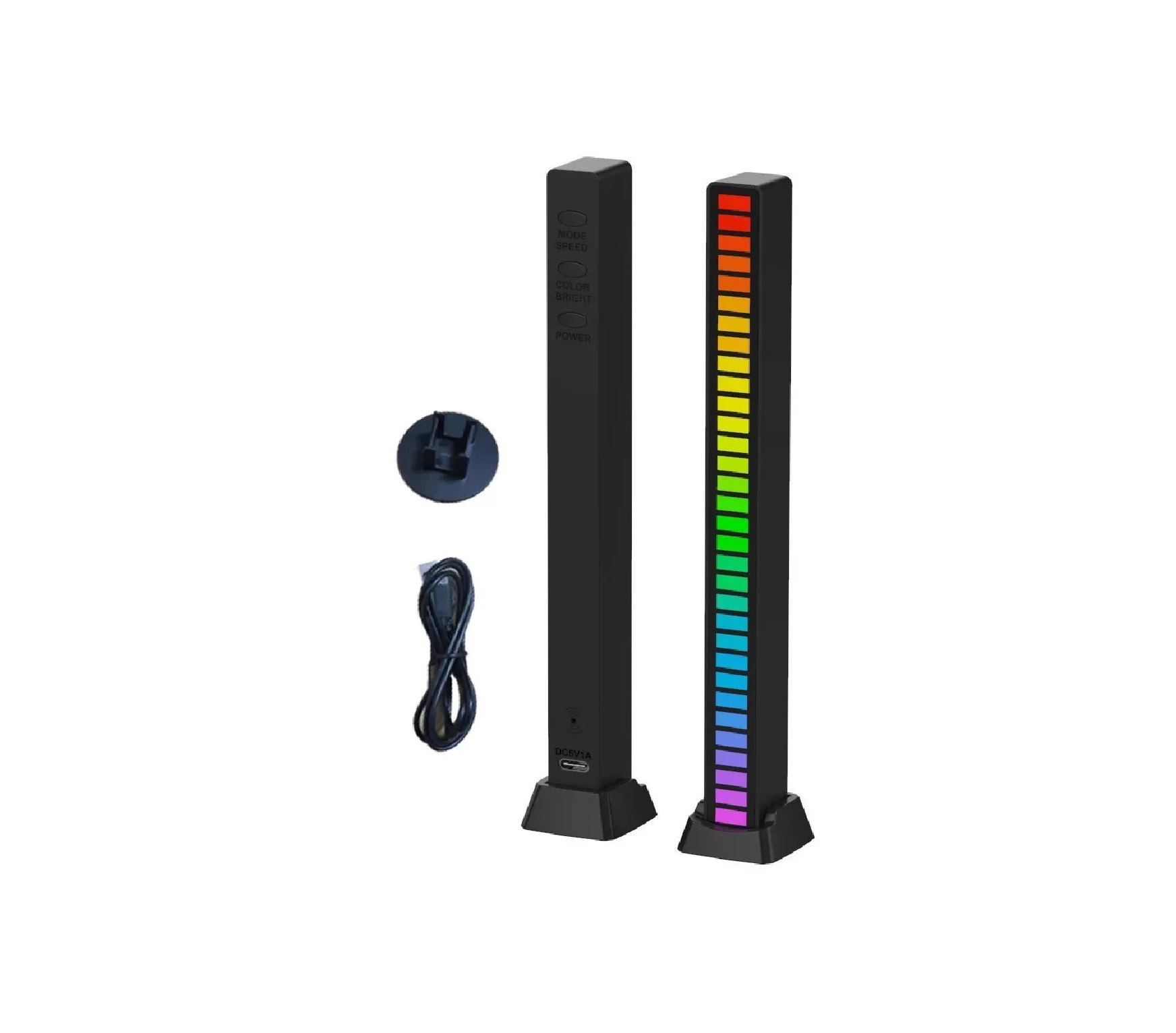 Music Light - Sound-sensitive LED light that works by charging - 1 PCS ...