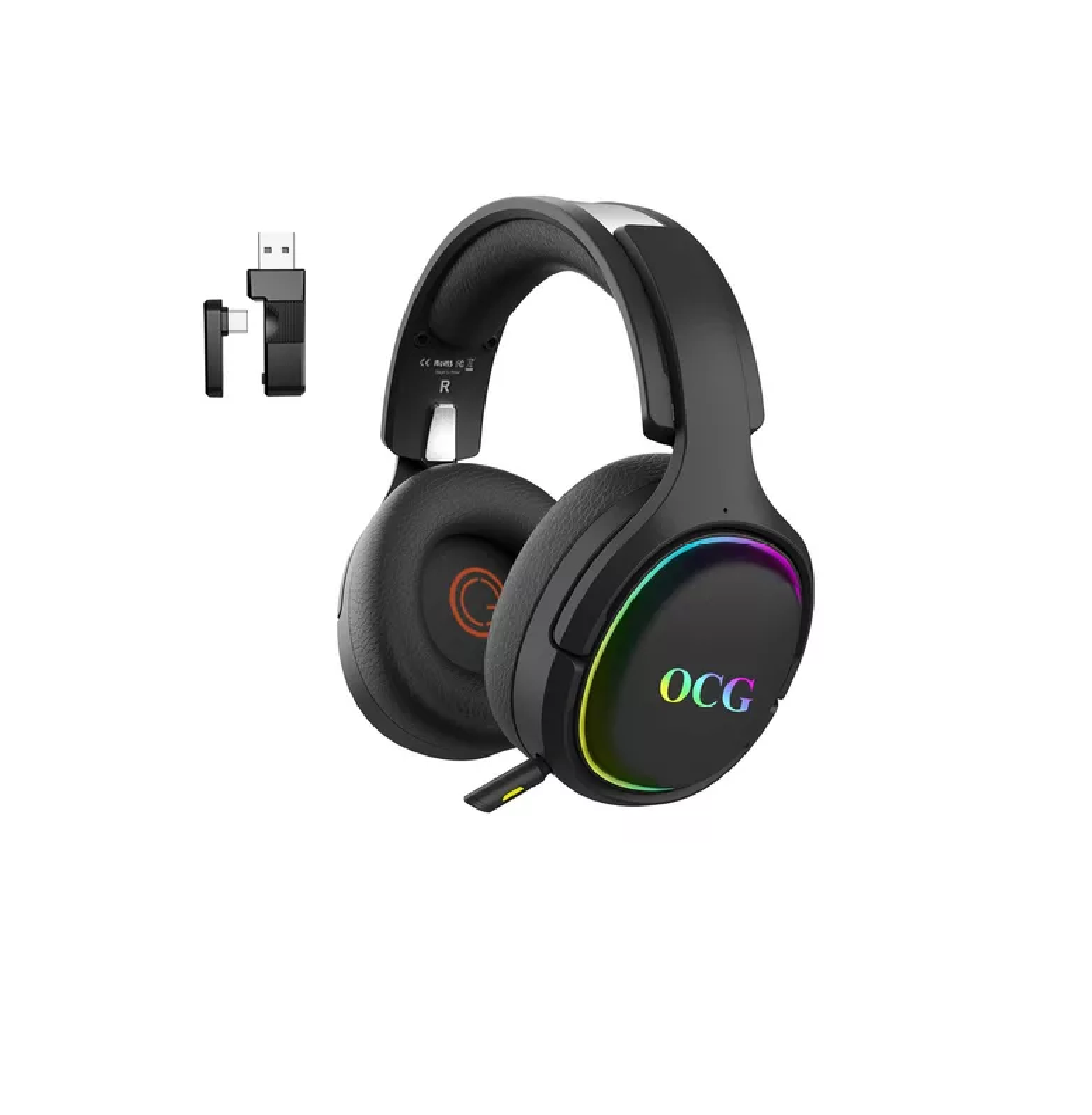 OCG TA5000 Wireless Gaming Headset - Black - CS Net Games