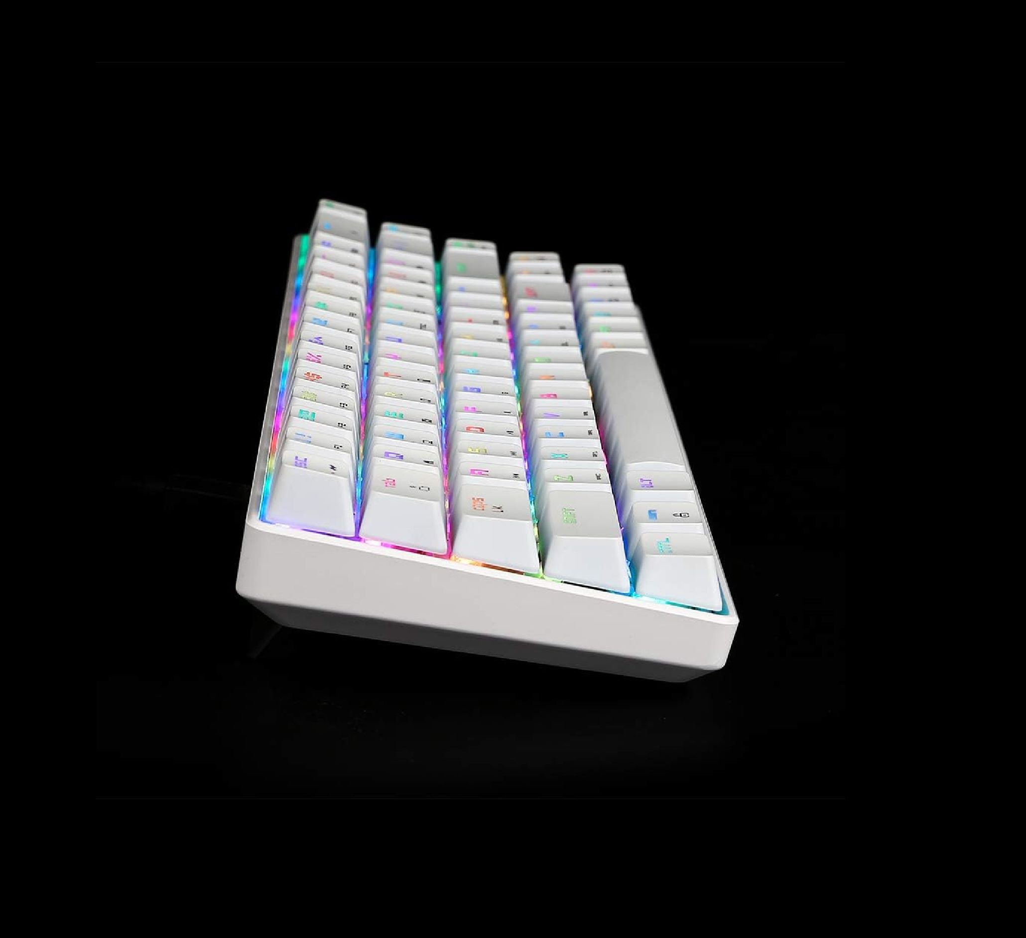 Magic Refiner MK14 60% Mechanical Keyboard - White - CS Net Games