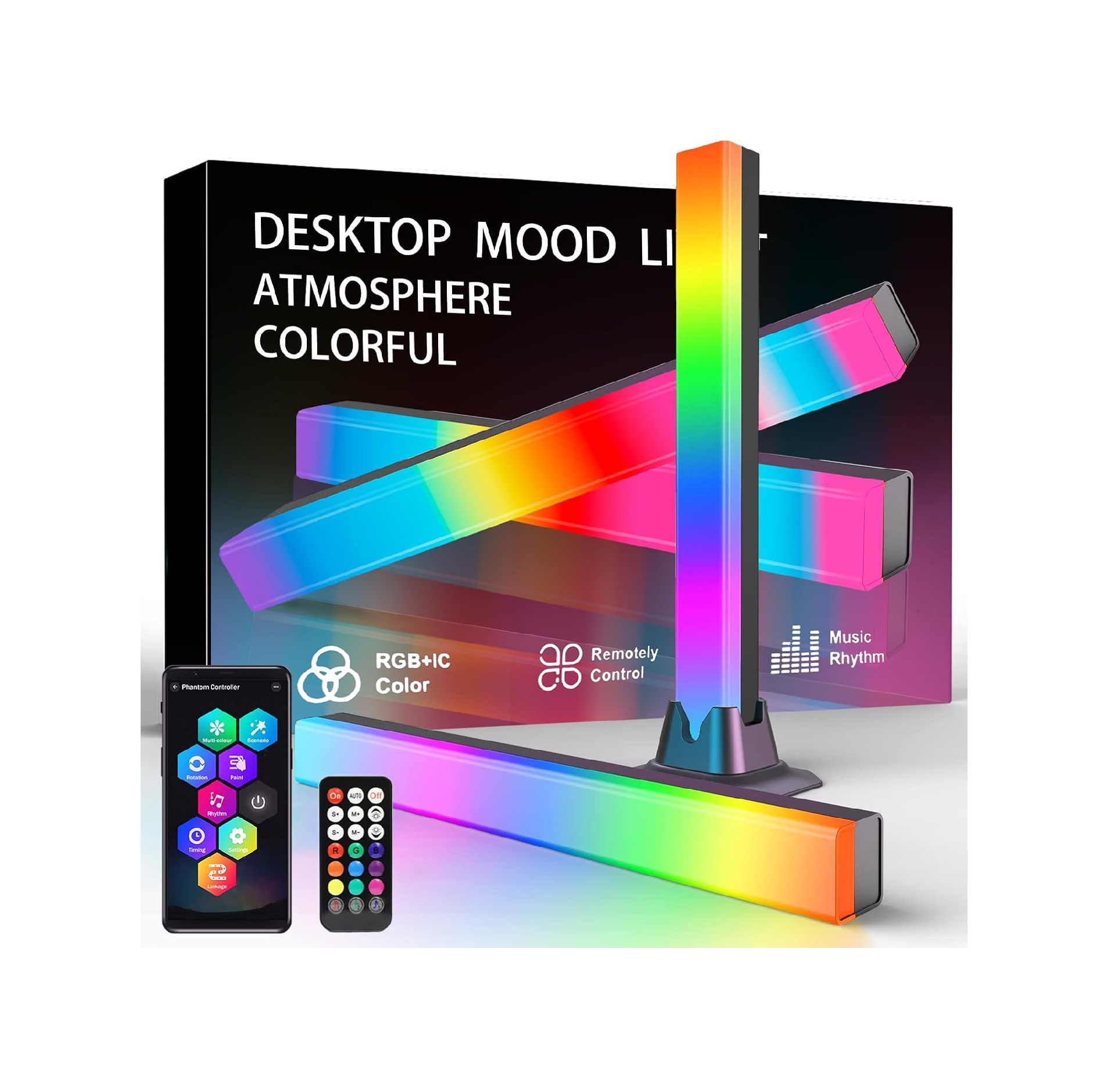 Desktop Mood Light Atmosphere Colorful - 2PCS - CS Net Games