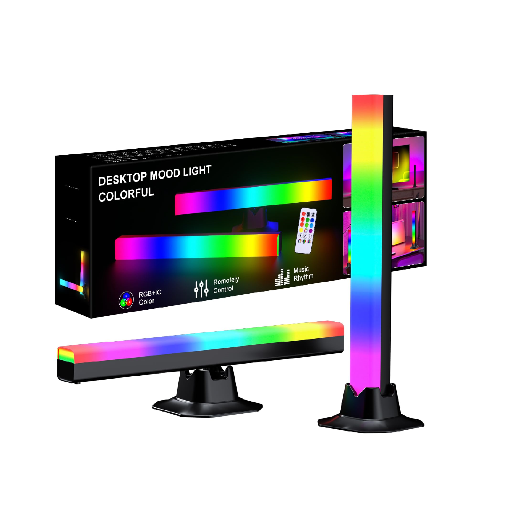 Desktop Mood Light Atmosphere Colorful - 2PCS - CS Net Games