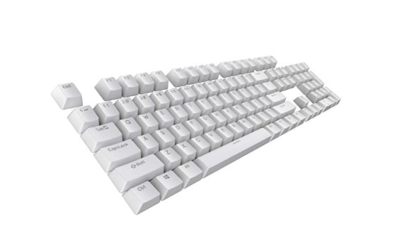 KEYCAP SET FOR MECHANICAL KEYBOARDS – WHITE 80 Keys - CS Net Games
