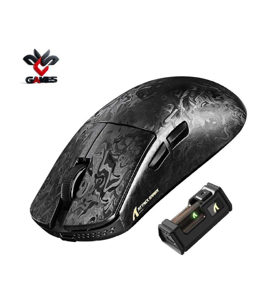 ATTACK SHARK R11 ULTRA Carbon Fiber Wireless 8K Gaming Mouse - CS Net Games