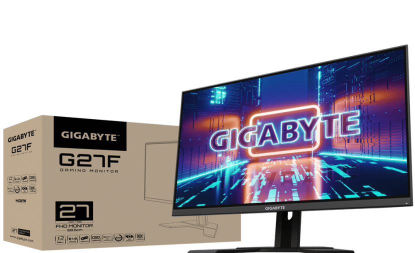 Gigabyte G27F 27, FHD, IPS, 144Hz, 1ms Gaming Monitor - CS Net Games