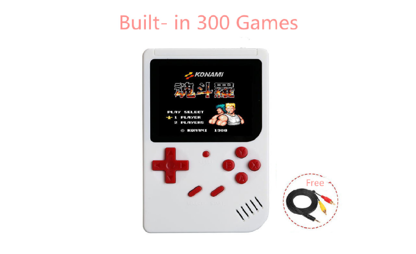 Retro Station Pocket System GB-40 300 IN 1 Video Game Player – White ...