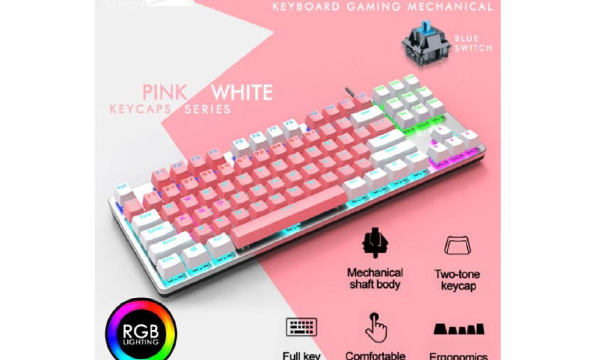 Altec Lansing ALGK8404 TKL Mechanical Gaming Keyboard - Blue Switch ...